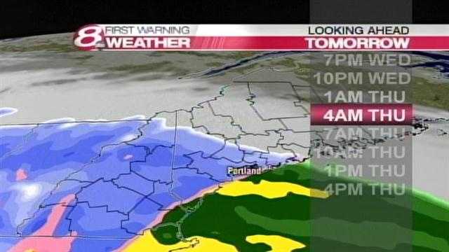 Photos: Thursday storm forecast timeline