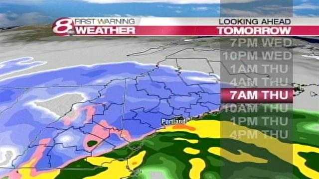 Photos: Thursday storm forecast timeline