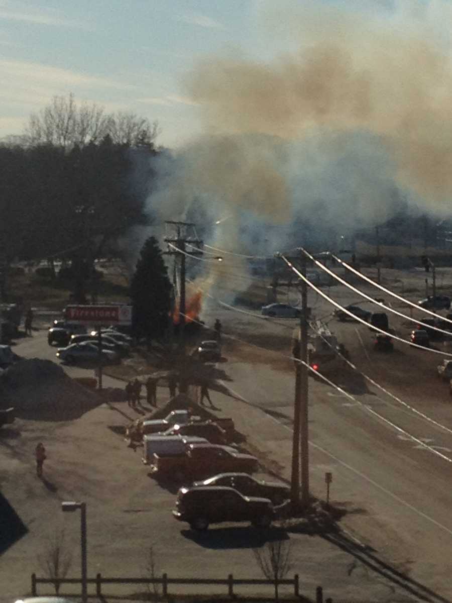 Firefighters Battle Portland Brush Fire
