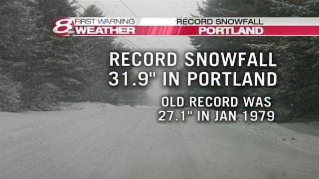 February blizzard sets Portland snowfall record