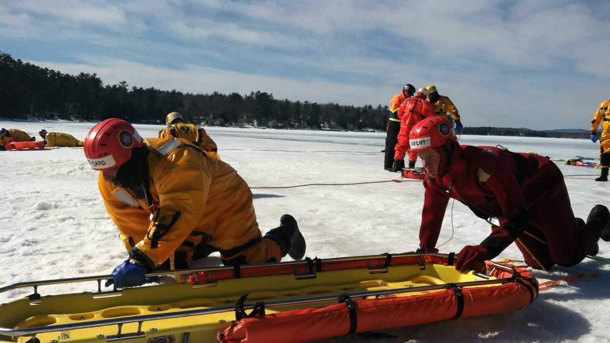 Photos: First responders put ice rescue skills to test