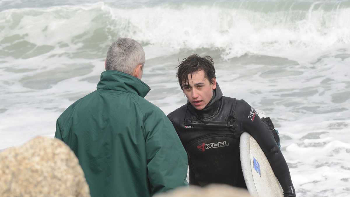 Photos: Surfer rescued from ocean in Biddeford