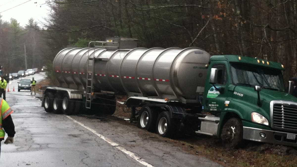 Photos: Poland Spring tanker-truck crash