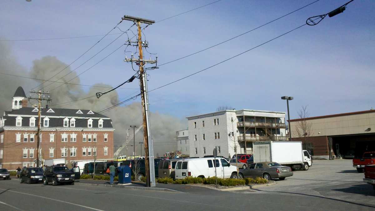 Photos: Fire destroys 3 Lewiston buildings