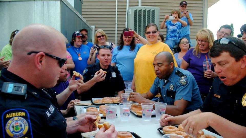 Photos: Police donut eating contest raises money for Special Olympics