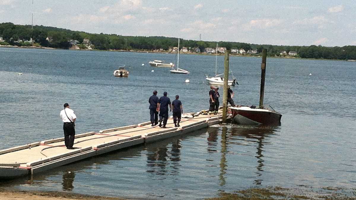 Photos: Boat explodes, burns in Portland