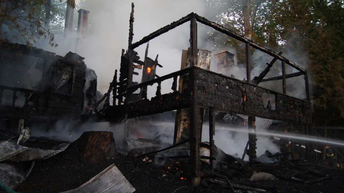 Photos: Fire destroys camp in Norway