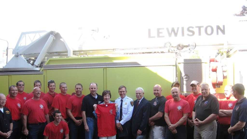 U.S. Sen. Collins honors Lewiston Fire Department