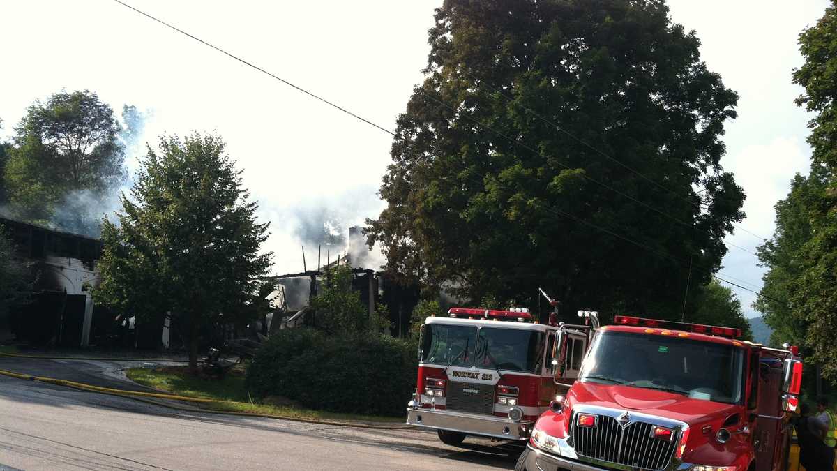 Photos: Crews battle fire in Norway