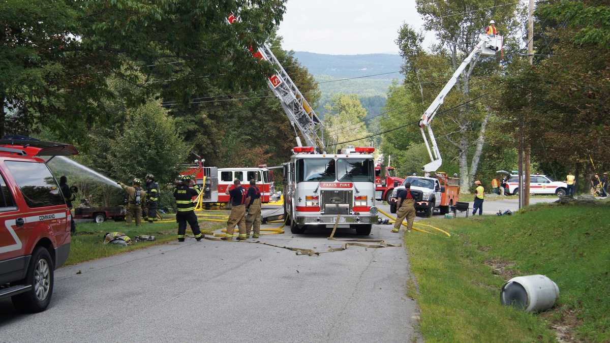 Photos: Crews battle fire in Norway