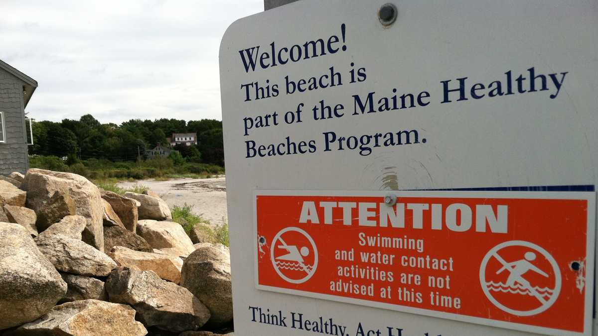 York issues bacteria warning for beach