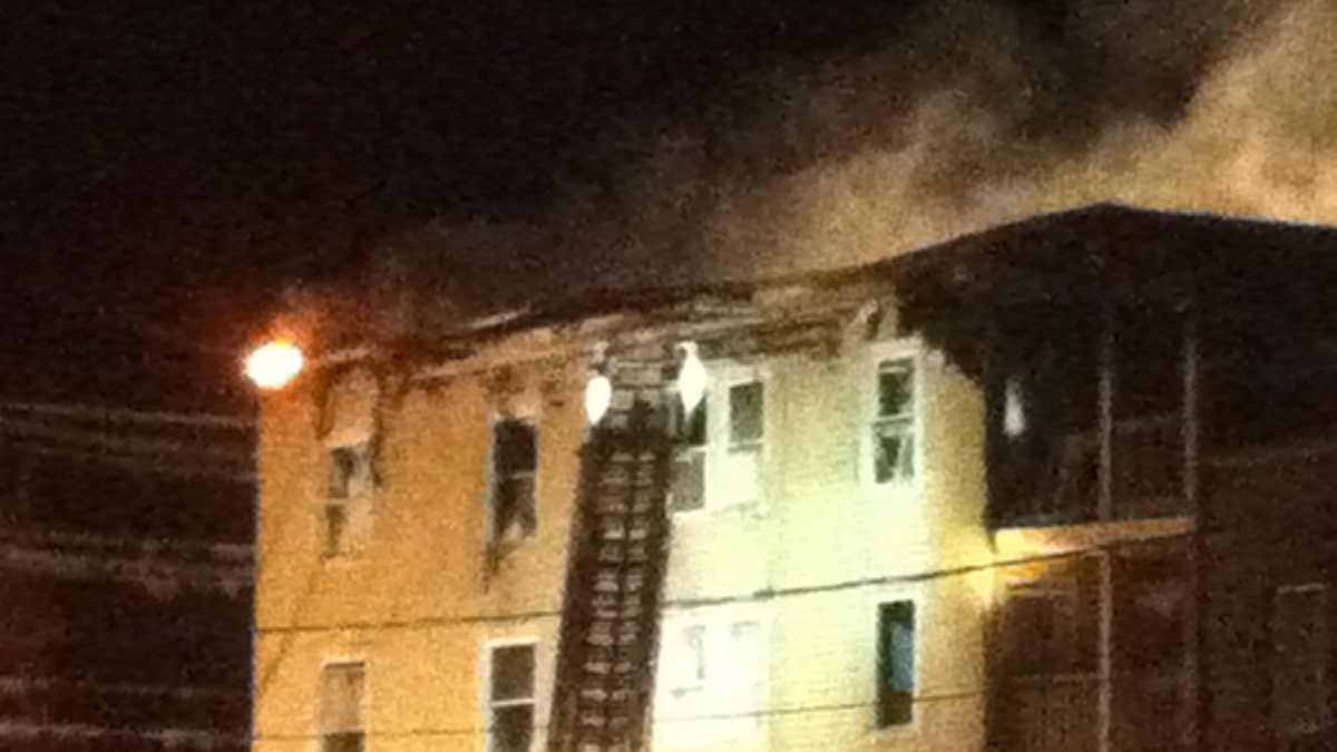 Photos: Crews battle Lewiston fire