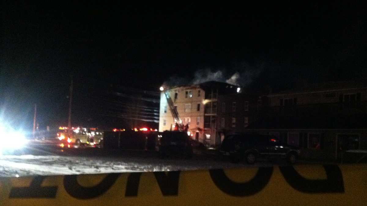 Photos: Crews battle Lewiston fire