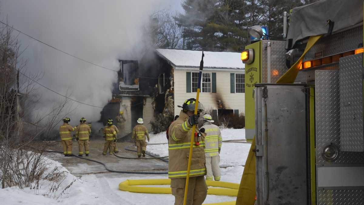 Photos: Firefighters battle Berwick fire