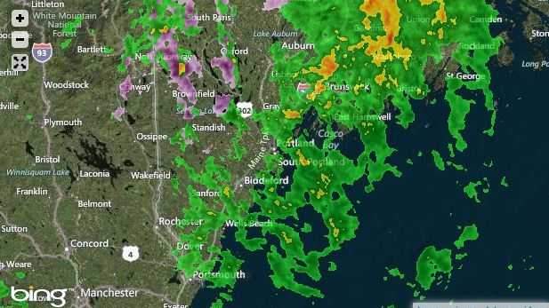 Track rain with Interactive Radar