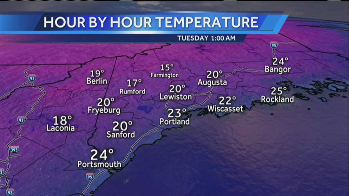 Hour-by-hour: Temperatures to drop dramatically