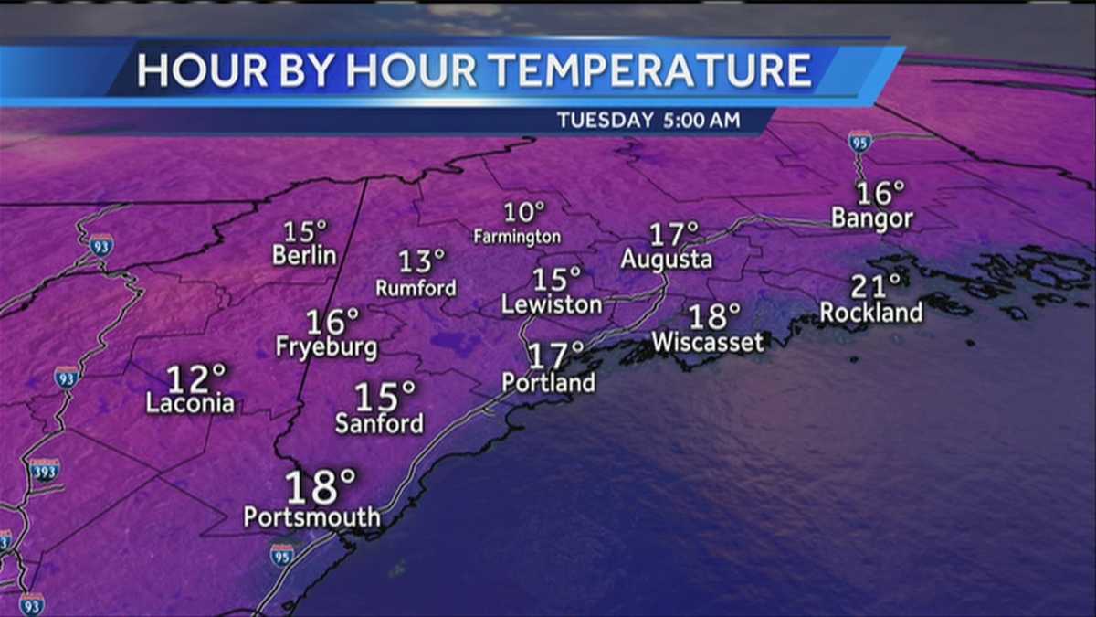 Hour-by-hour: Temperatures to drop dramatically