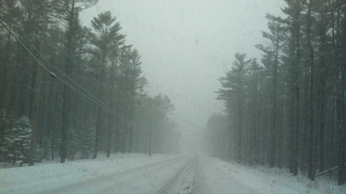 Photos: Storm brings quick, intense snow