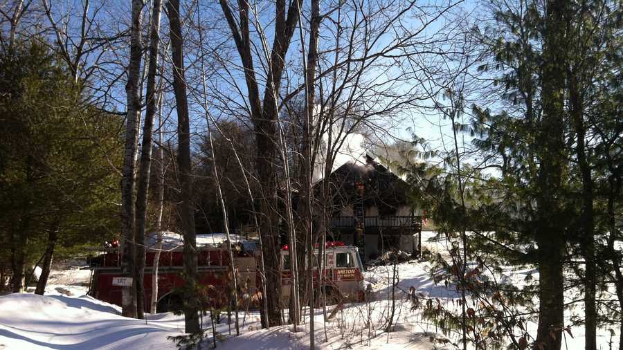 Three-alarm fire damages home in Acton