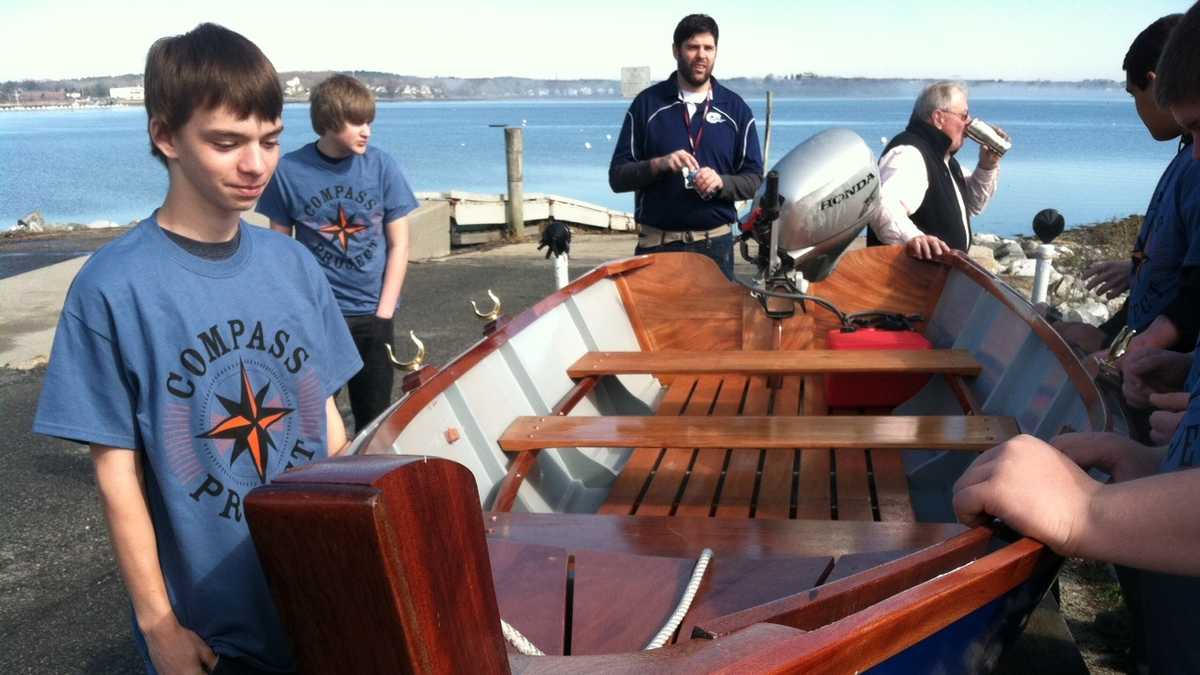 Student-built boats launched in Portland