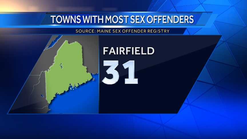 Maine Towns With Most Registered Sex Offenders