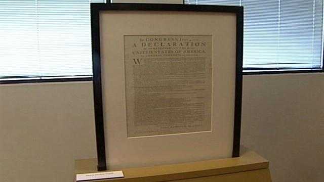 Photos: Rare Declaration of Independence on display
