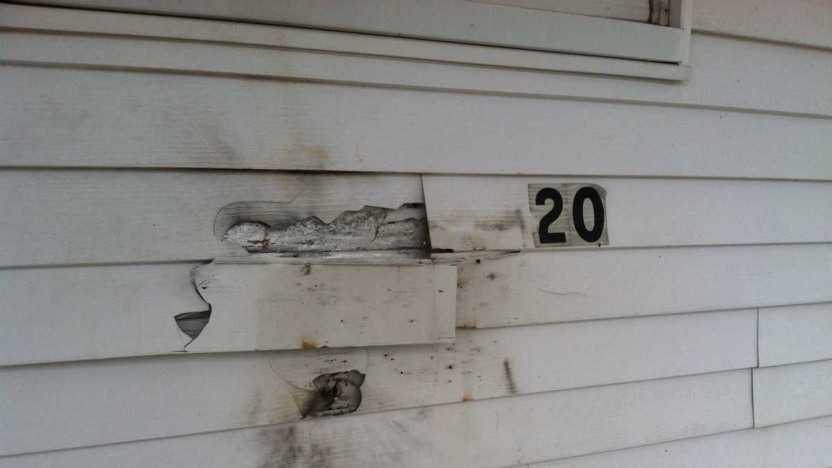 Photos: Bomb inside church mailbox explodes