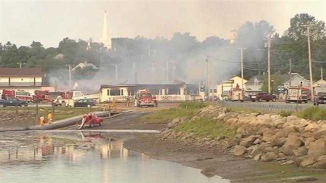 Photos: Fire levels iconic Maine restaurant