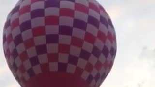 Images capture explosions as hot air balloon crashes