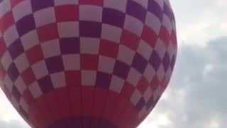 Images capture explosions as hot air balloon crashes