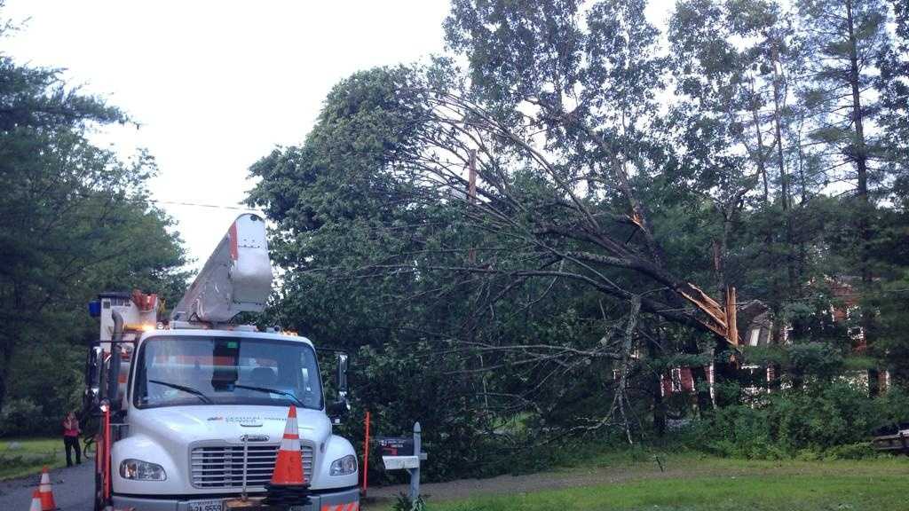 Photos: Severe storms move through Maine