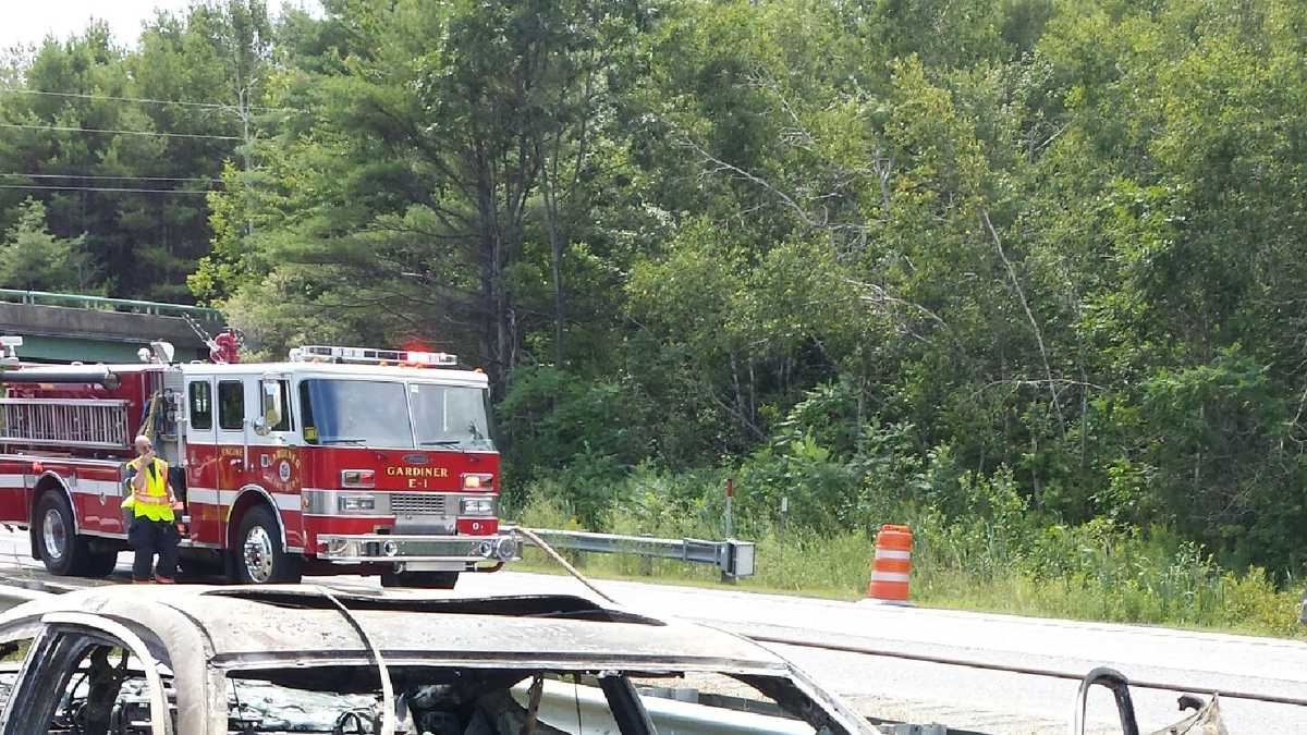 Photos: Crash leads to fire, exploding ammunition