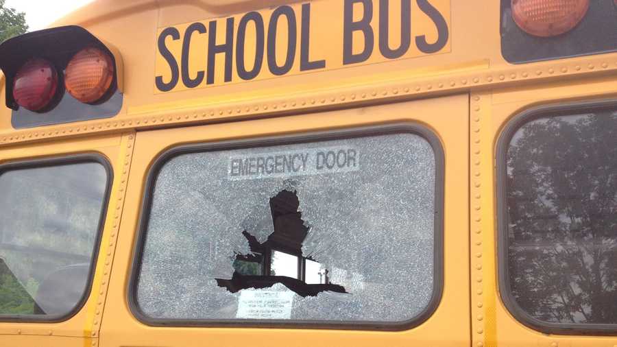 Vandals target Monmouth school buses, beach