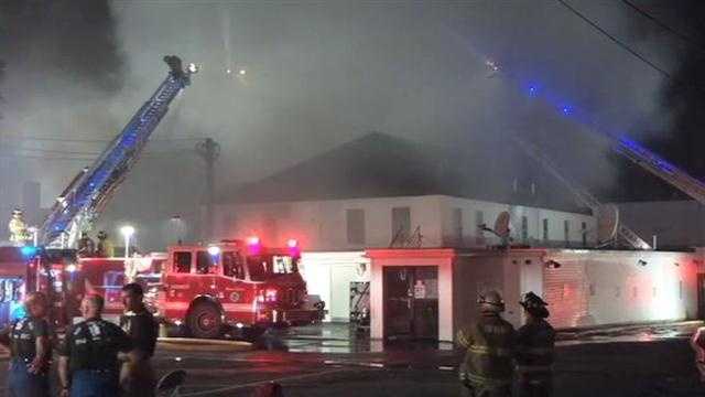 Bar Harbor fire displaces dozen families