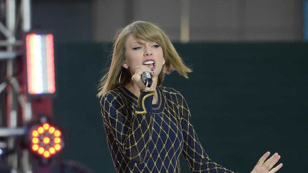 Taylor Swift performing on Good Morning America