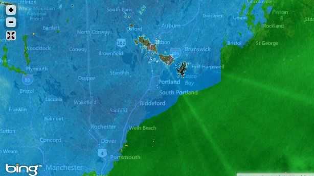 Track snowstorm with Interactive Radar