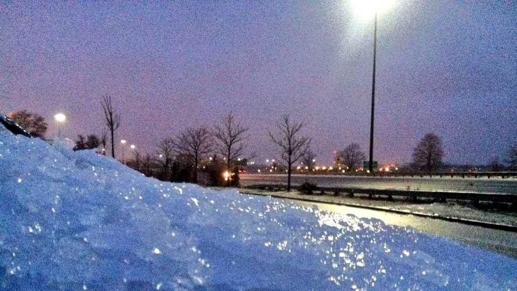 Photos: Storm brings mix of snow, sleet, rain