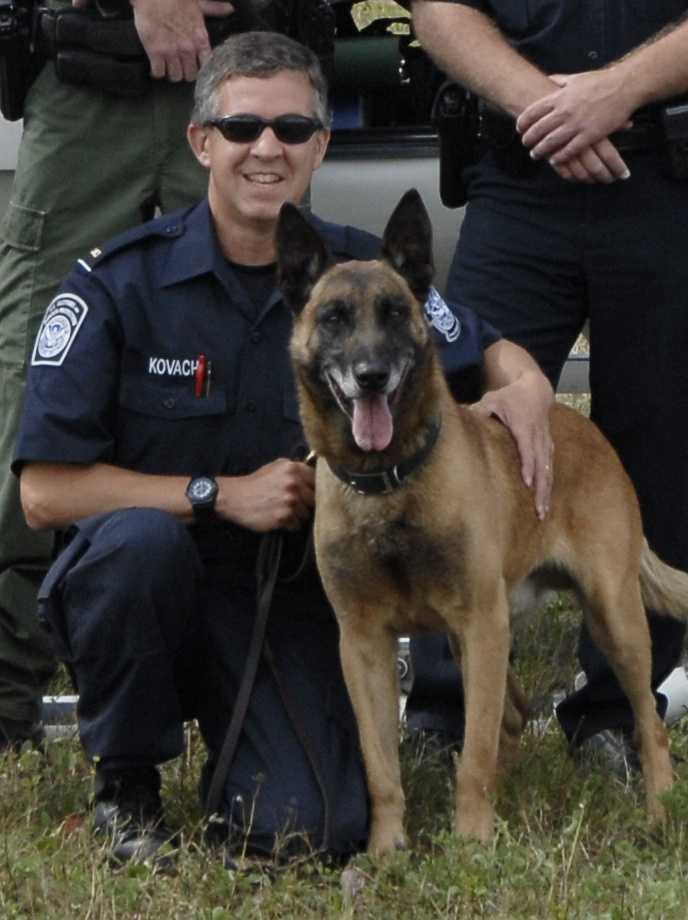 Photos: Police K9 receives final salute