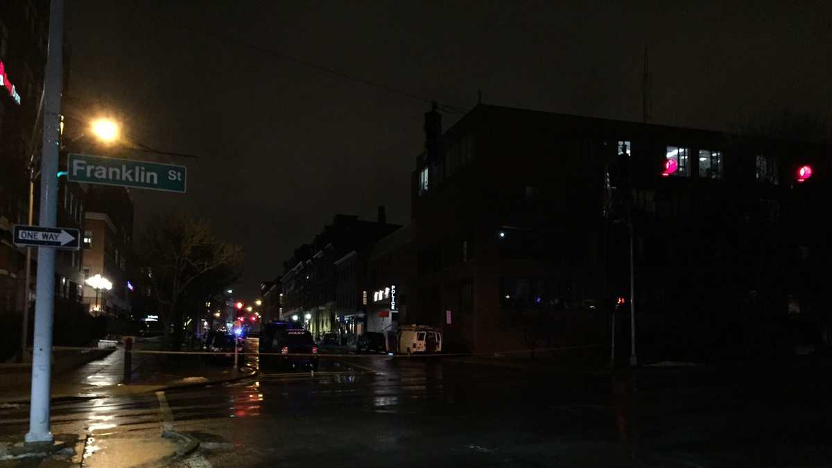 Photos: Suspicious object found outside Portland PD