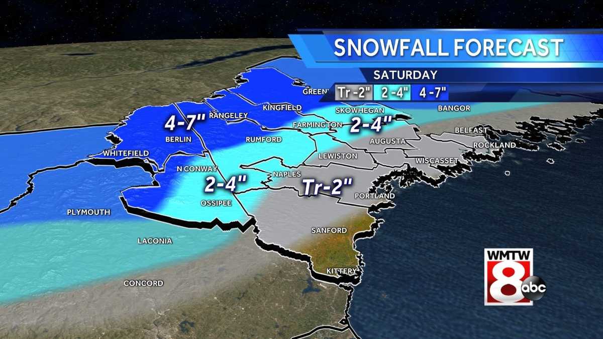 Rain, snow to start holiday weekend