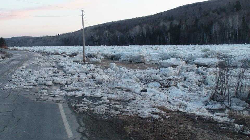 Photos: Ice jams on the St. John River