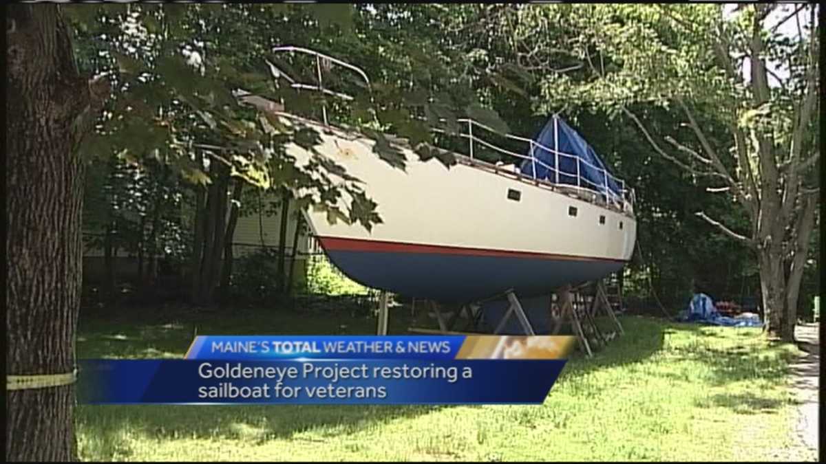Goldeneye Project restoring sailboat for veterans