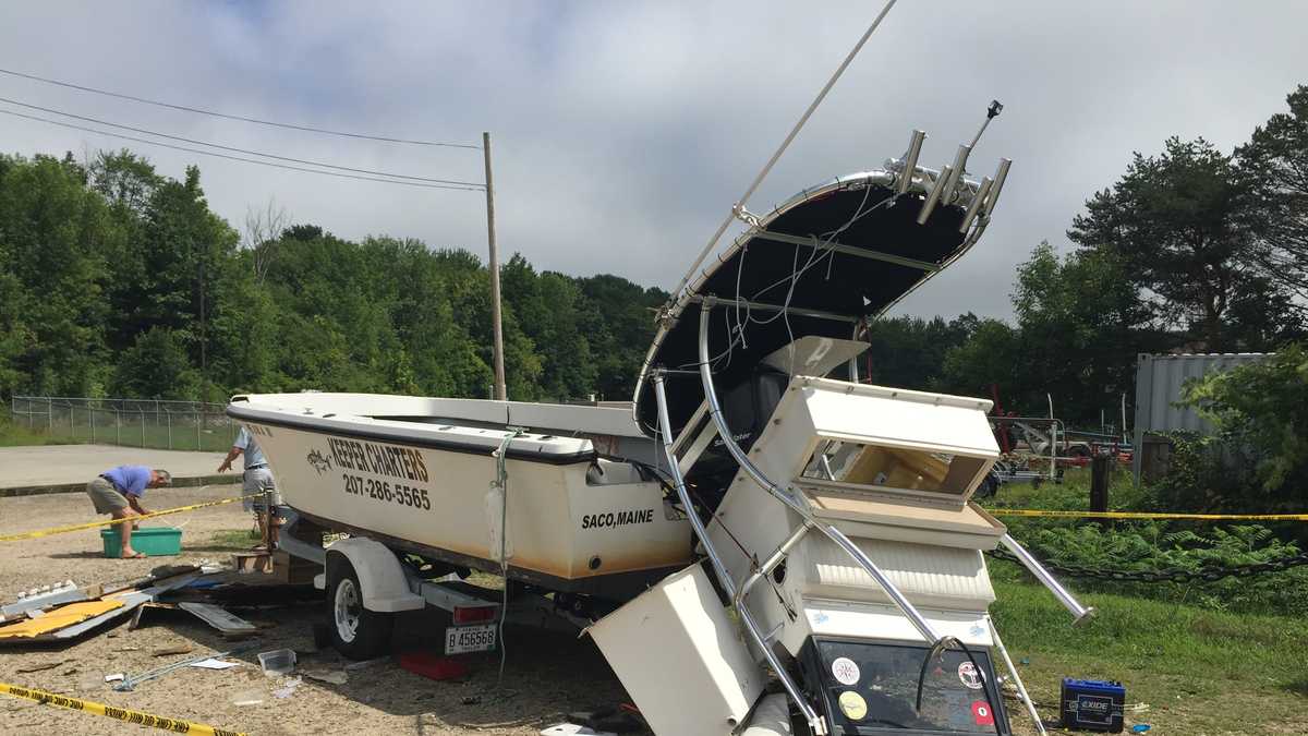 Boat explodes at Saco Yacht Club
