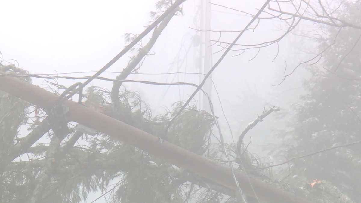 Photos: Severe storms cause damage across Maine