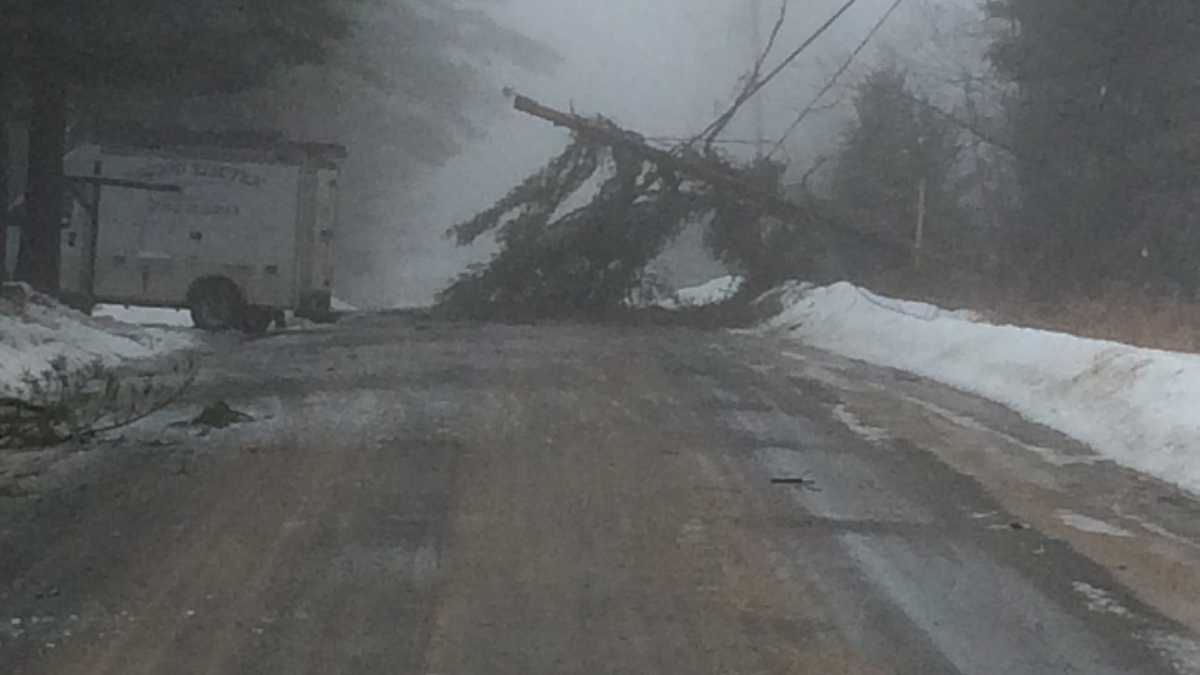 Photos: Severe storms cause damage across Maine