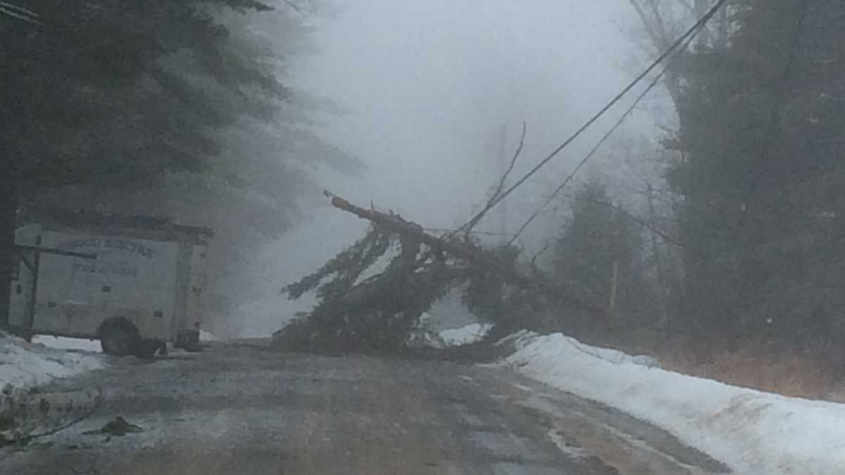 Photos: Severe storms cause damage across Maine