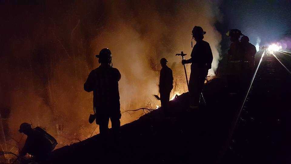Investigators work to determine cause of wildfires that caused Amtrak ...
