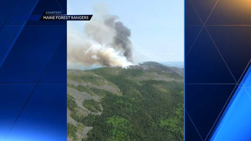 Large Mount Abraham fire difficult for crews to reach