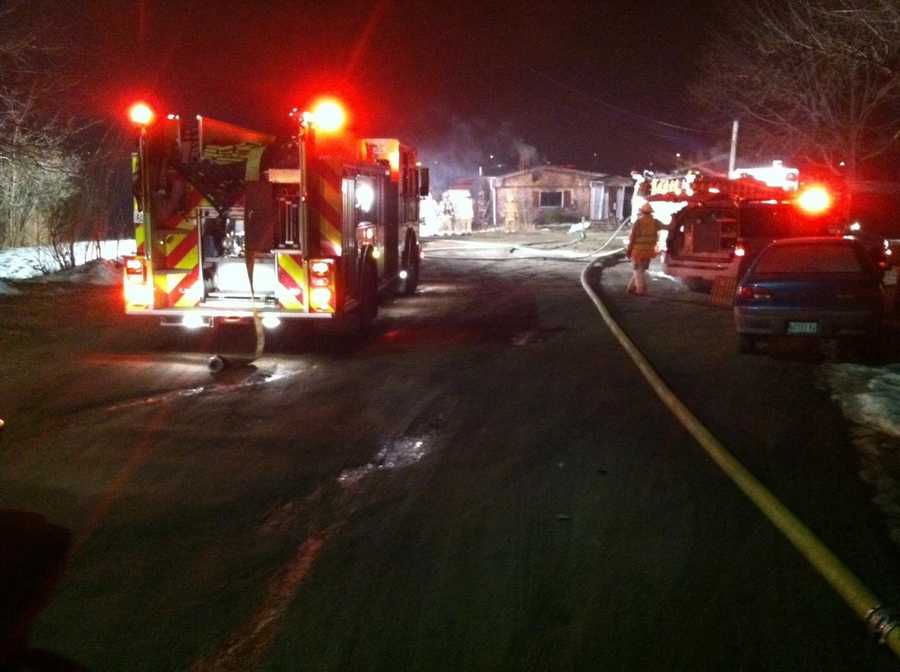 Crews Battle Early-Morning Fire In Lewiston