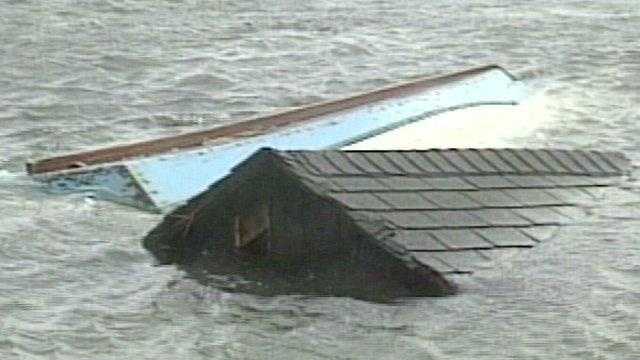 Images show damage from Hurricane Bob in New England in 1991
